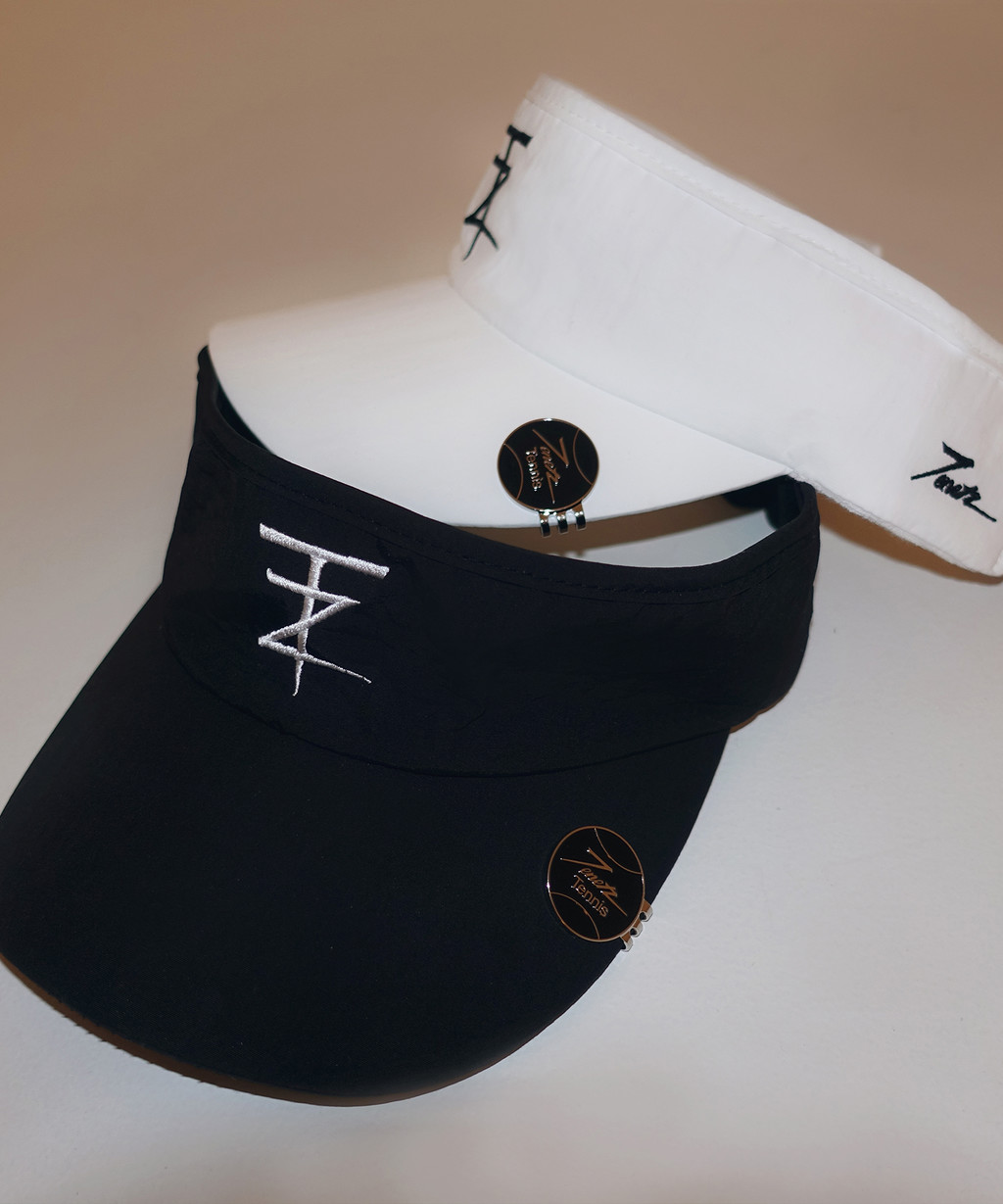 TZ basic sun visor w ball marker (W/B) : TENETZ 트네