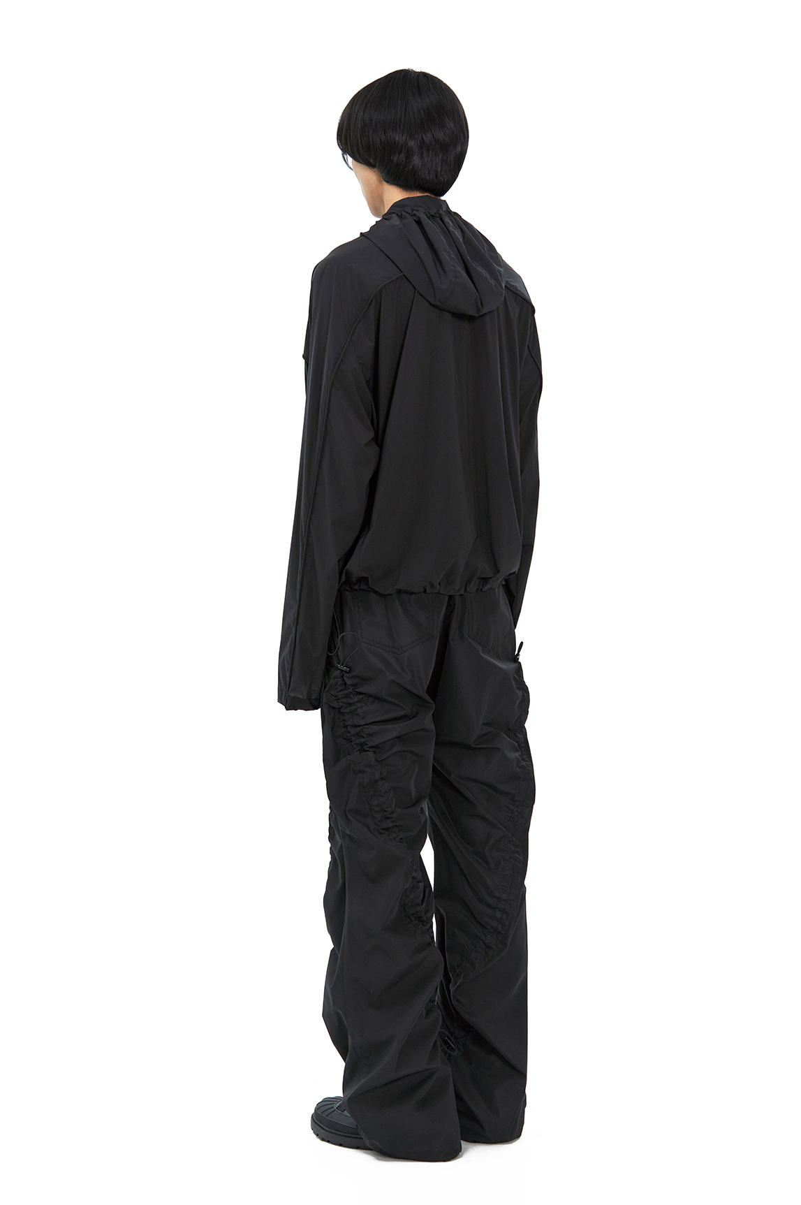 Washable rain string jacket (black) : 더 아이덴티티 프로젝트 LAB