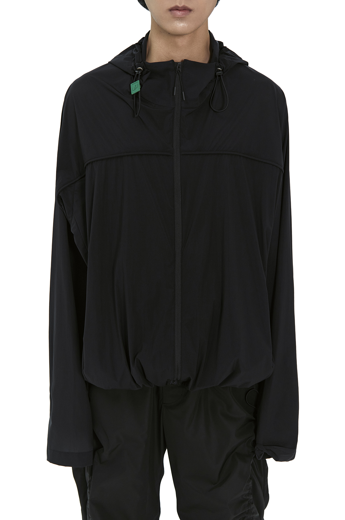 Washable rain string jacket (black) : 더 아이덴티티 프로젝트 LAB