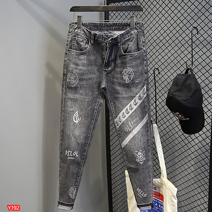 Y192_자수데님팬츠 : 신사패션