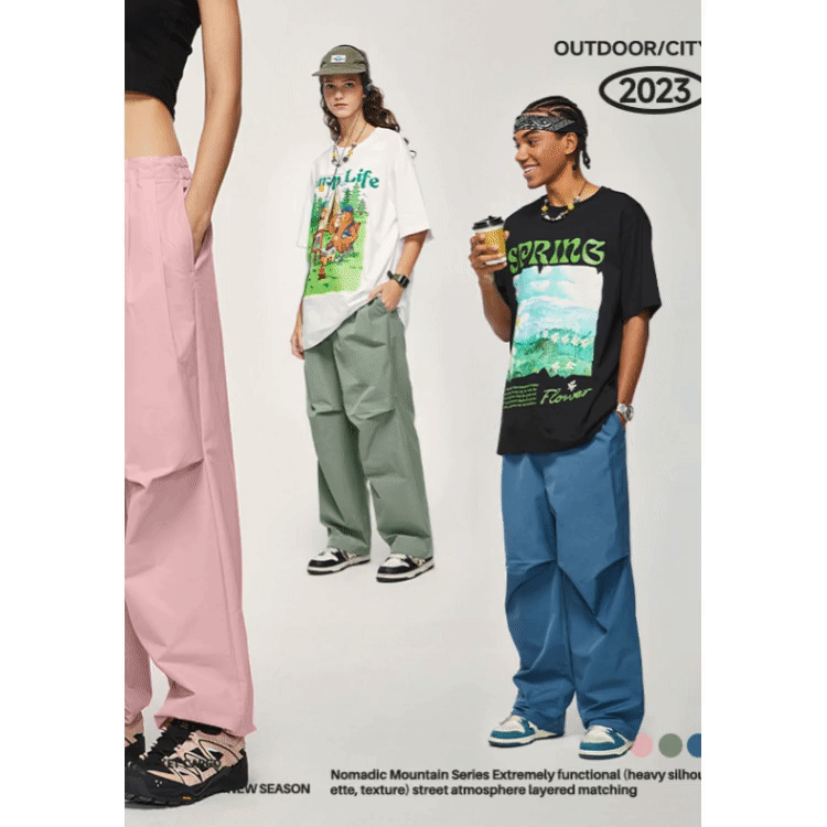 String Parachute Pants : 네버씬비포(neverseenbefore)