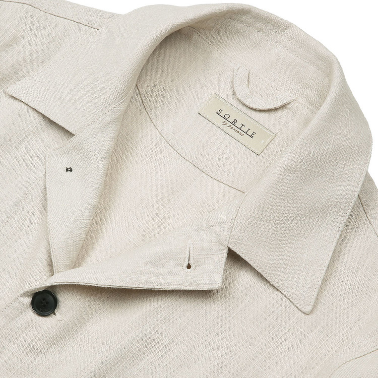 8s Linen French Work Jacket (Oatmeal) : 솔티 공식 온라인스토어