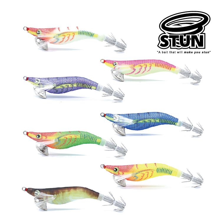 STUN : SLIM FIN 2.2#/2.5# Squid bait : STUN