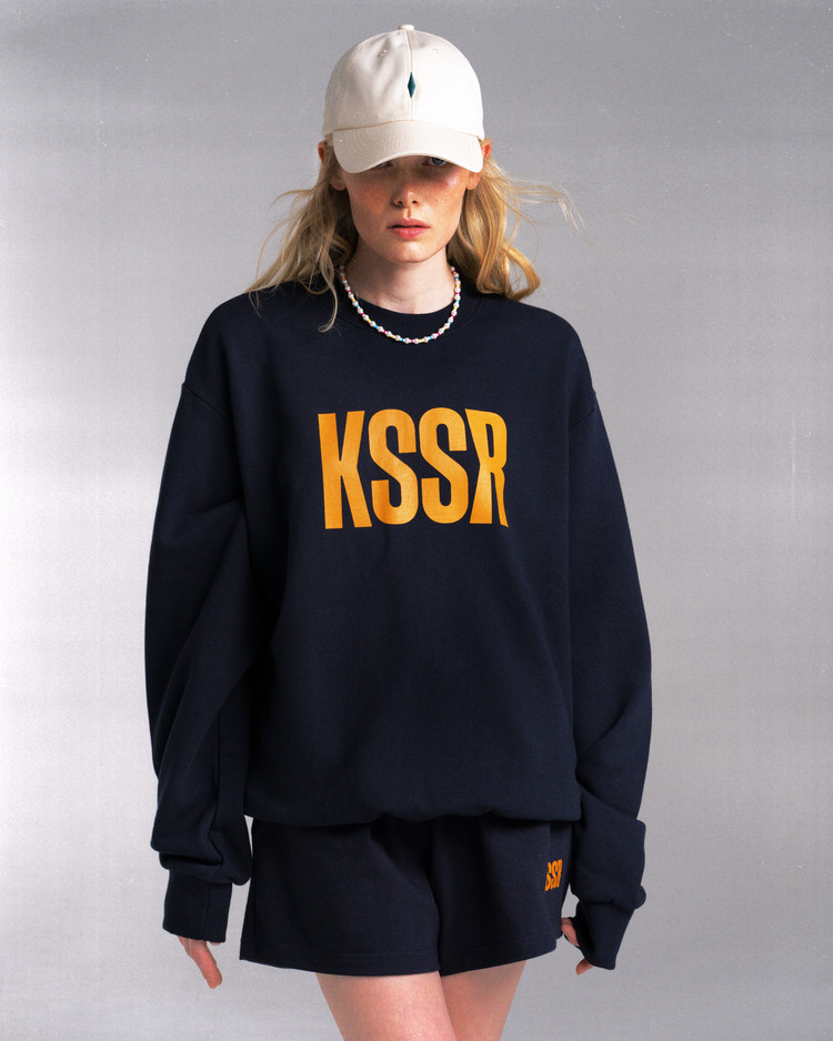 KSSR 로고 맨투맨 네이비 KSSR LOGO SWEATSHIRT NAVY