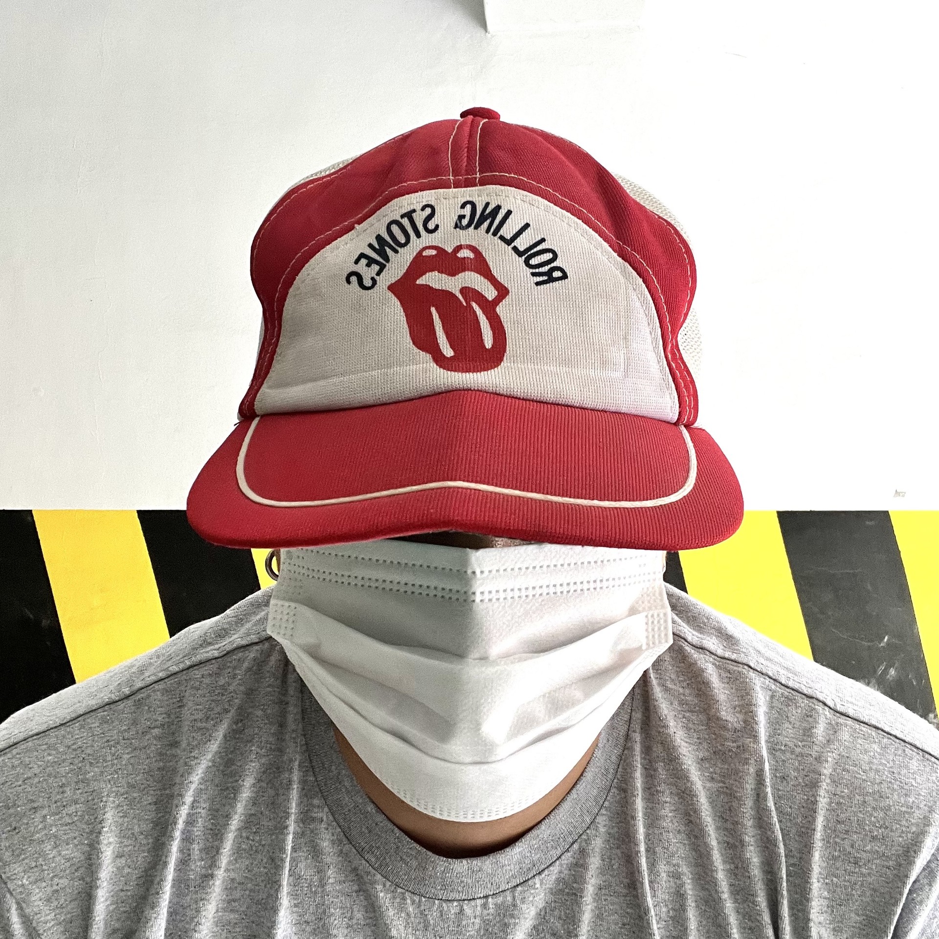 80's rolling stones trucker hat : soberseoul