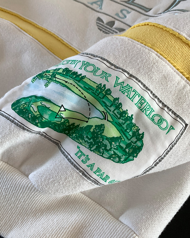 80's Vintage Adidas "The Hills 1980 Golf" Sweatshirt : lilisun