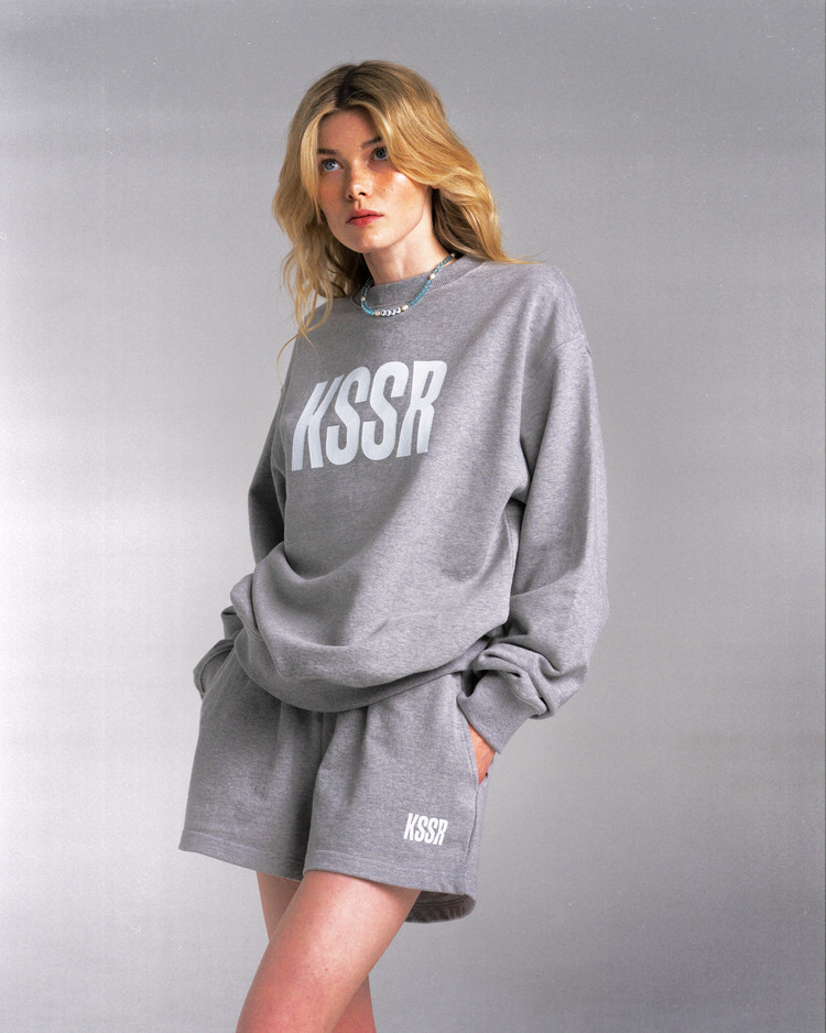 KSSR 로고 맨투맨 그레이 KSSR LOGO SWEATSHIRT GRAY