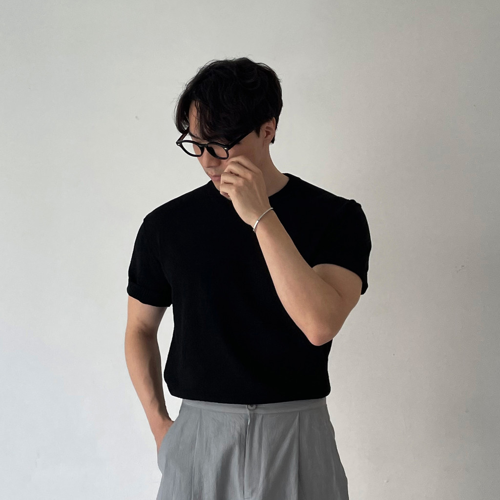 boucle half sleeve round knit : BECLO | 베클로