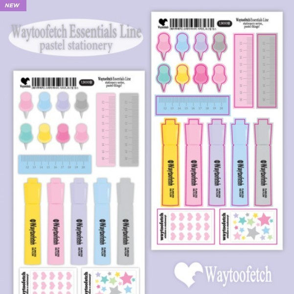 Waytoofetch | Essential Line_ Pastel Pen Sticker : Lovticker