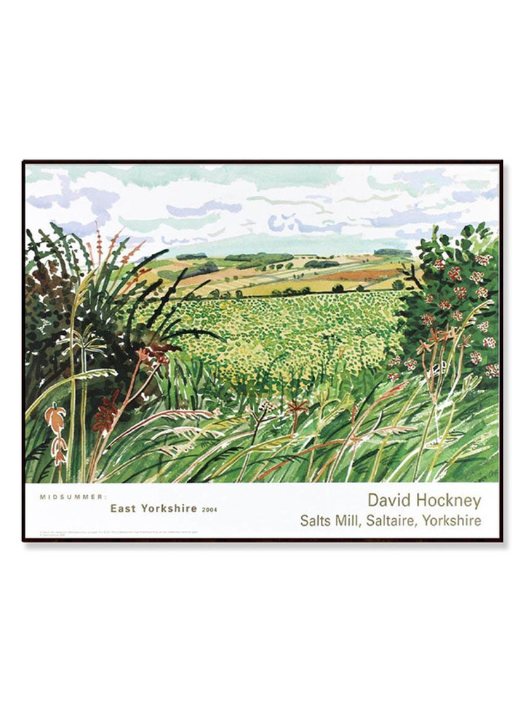 데이비드 호크니 David Hockney - Midsummer: East Yorkshire (액자 포함) : JARI ...