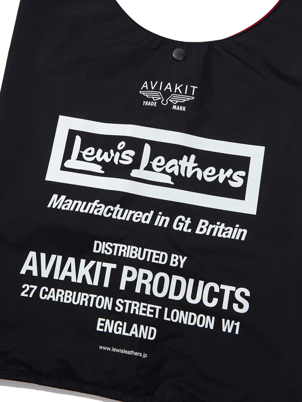 Lewis Leathers × PORTER SHOPPING BAG : HIDE/AND/RIDE