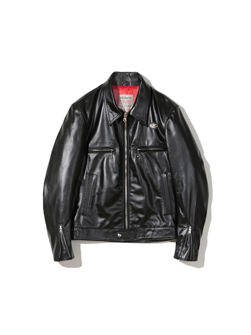 551 Dominator / Regular fit / Red Cotton / Black : HIDE/AND/RIDE