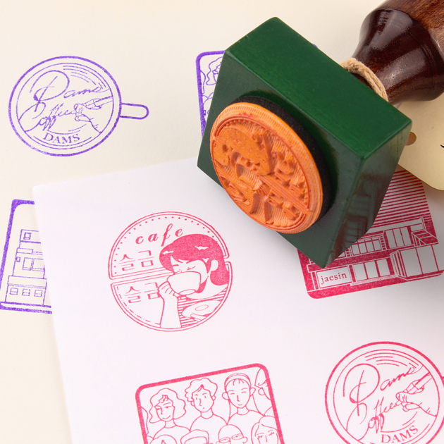 작은전시 스템프 투어를 위한 카페 도장 Cafe Stamp : MD. GOODS