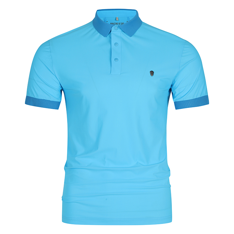 MEN AERO FIT TECH COLLAR ACCORDIO T-SHIRT : amazingcreamerica