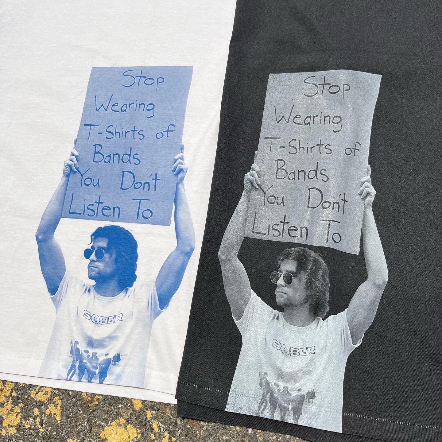 23ss sober 'anti band T' shirts : soberseoul
