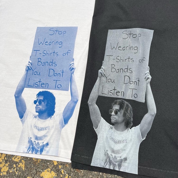 23ss sober 'anti band T' shirts : soberseoul