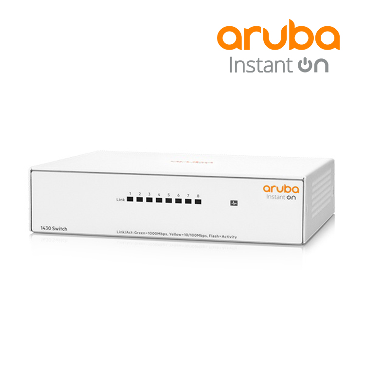 HPE Aruba Instant On 1430 8G [비관리형 / 8Port / 10/100/1000Mbps] 모델명 ...