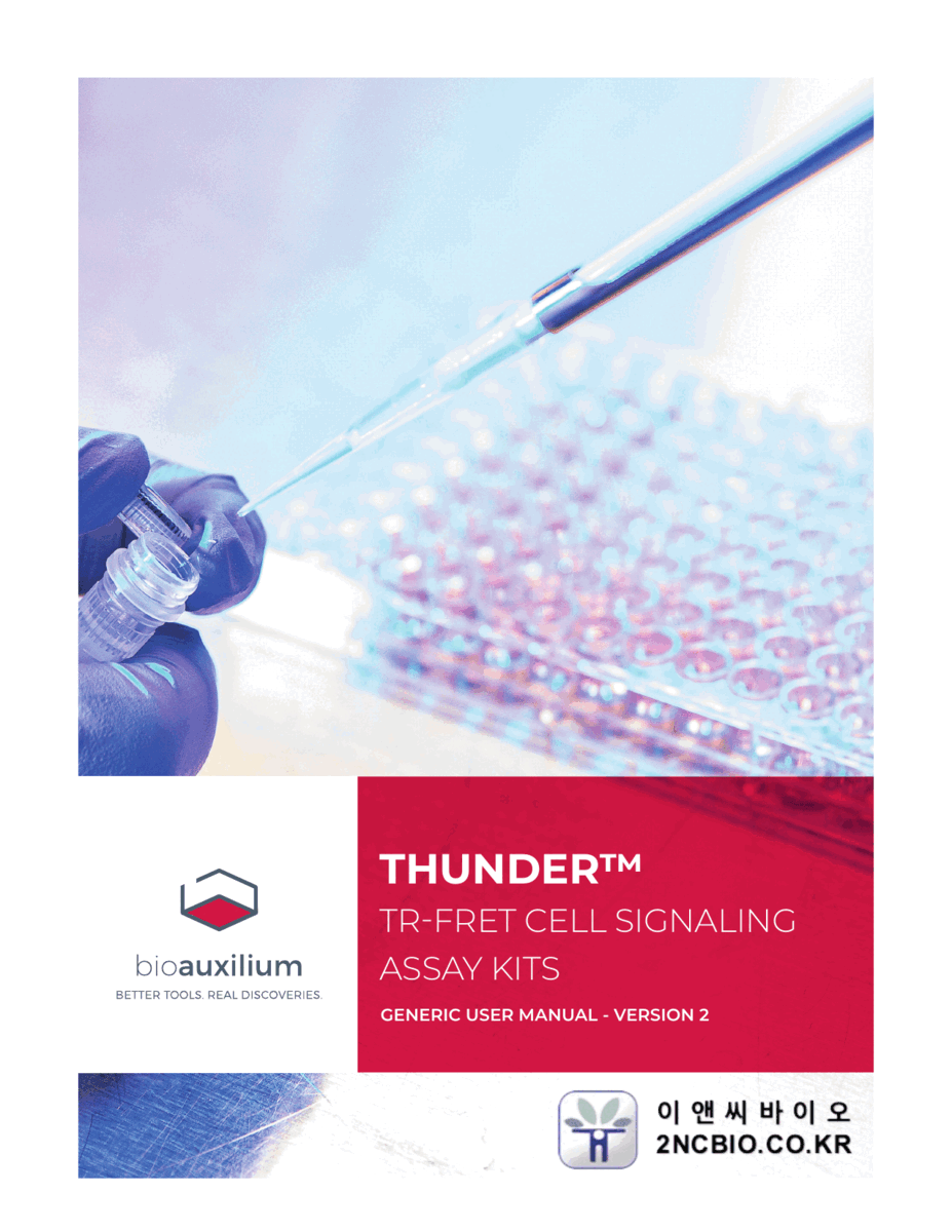 THUNDER TR-FRET CELL SIGNALING ASSAY KITS GENERIC USER MANUAL - VERSION ...