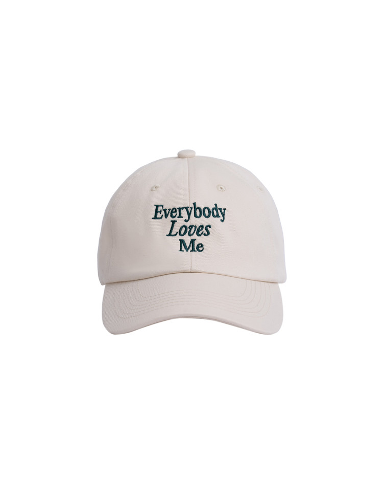 EVERYBODY LOVES ME CAP IVORY : 키써ㅣKISSER
