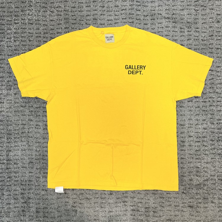 gallery DEPT. holly wood, CA yellow logo tee : soberseoul