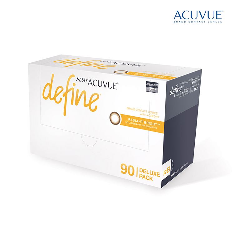 [원데이] 아큐브 래디언트 브라이트 30P/90P (4 Colors) : 으뜸50안경