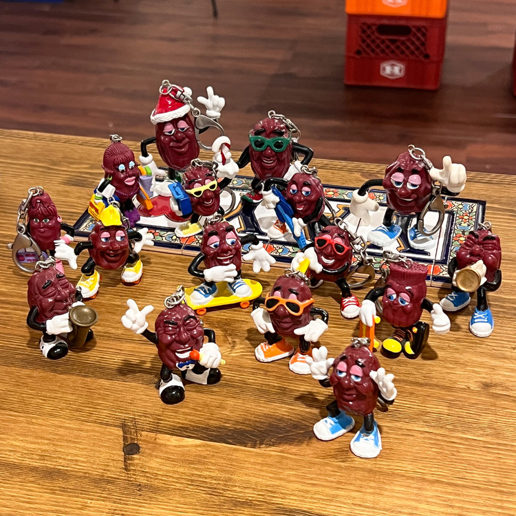 California Raisins Keychain, 1987 : Yayshop 예이샵