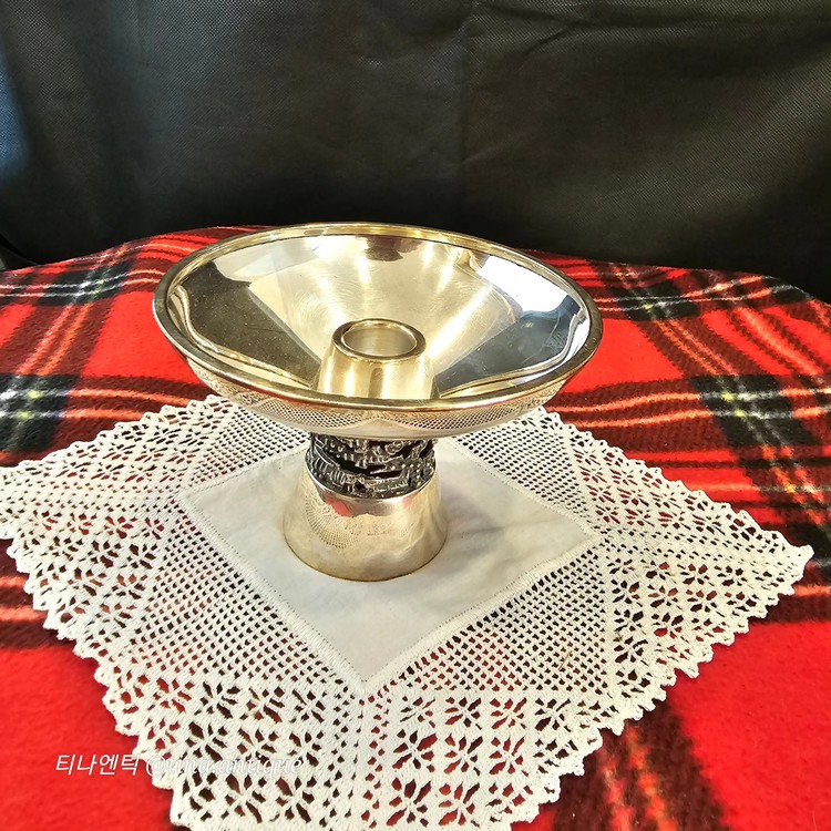 아름다운 Alerium Plaque 실버 촛대로 우아하고 세련된 분위기를 연출해보세요! : 티나 엔틱