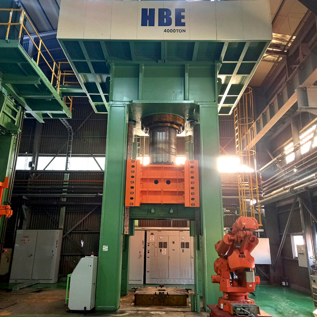 4000TON BACKWARD EXTRUSION PRESS : Service Product