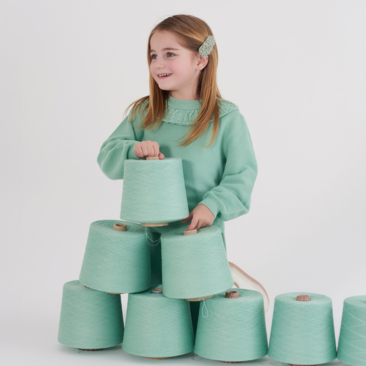 SKIN2ND Bib Sweater Setup Pastel Green : 스킨세컨드(SKIN2ND)