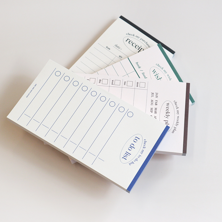 데일리 4종 메모패드 : 일일공칠