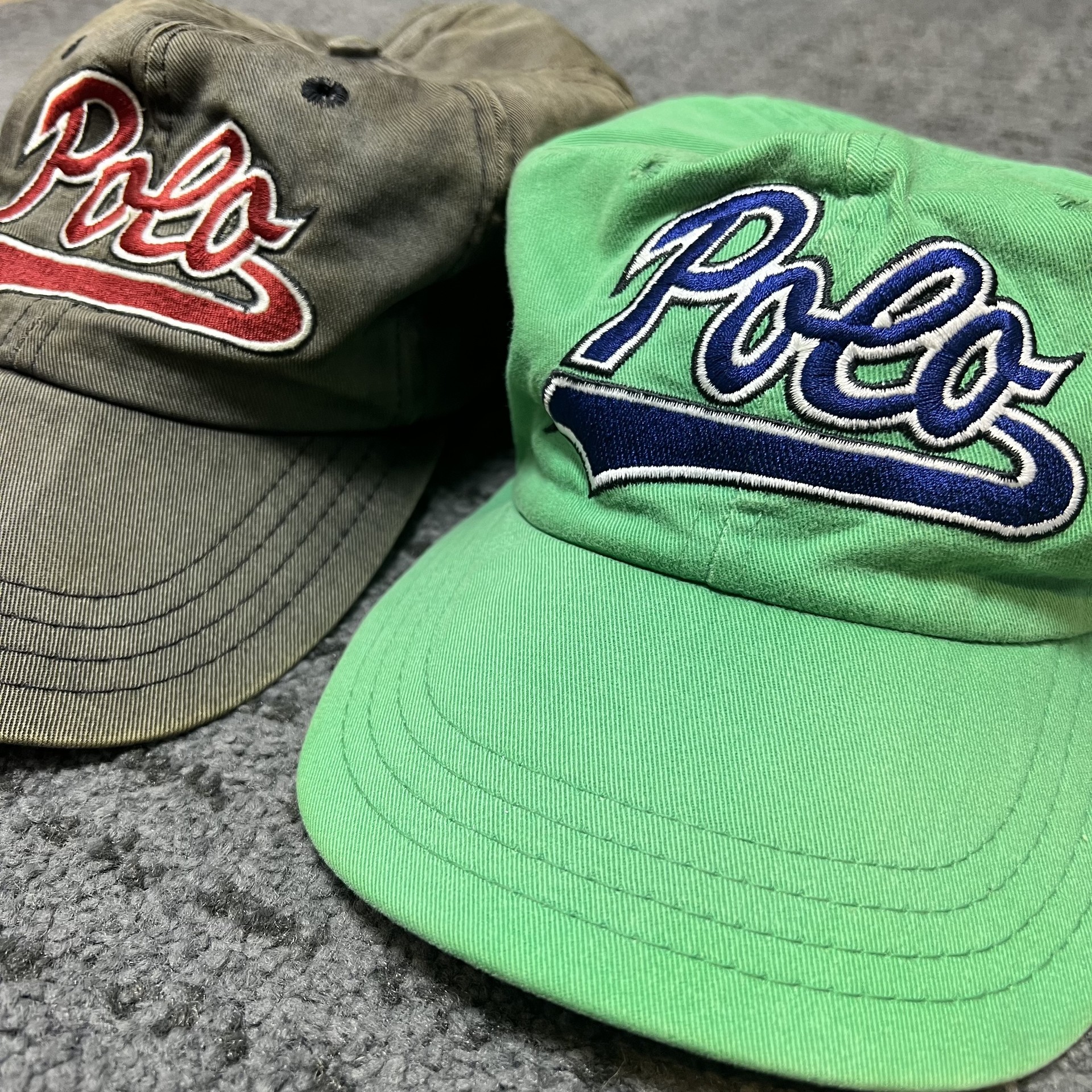 vintage polo spell out fade cap -us made- : soberseoul