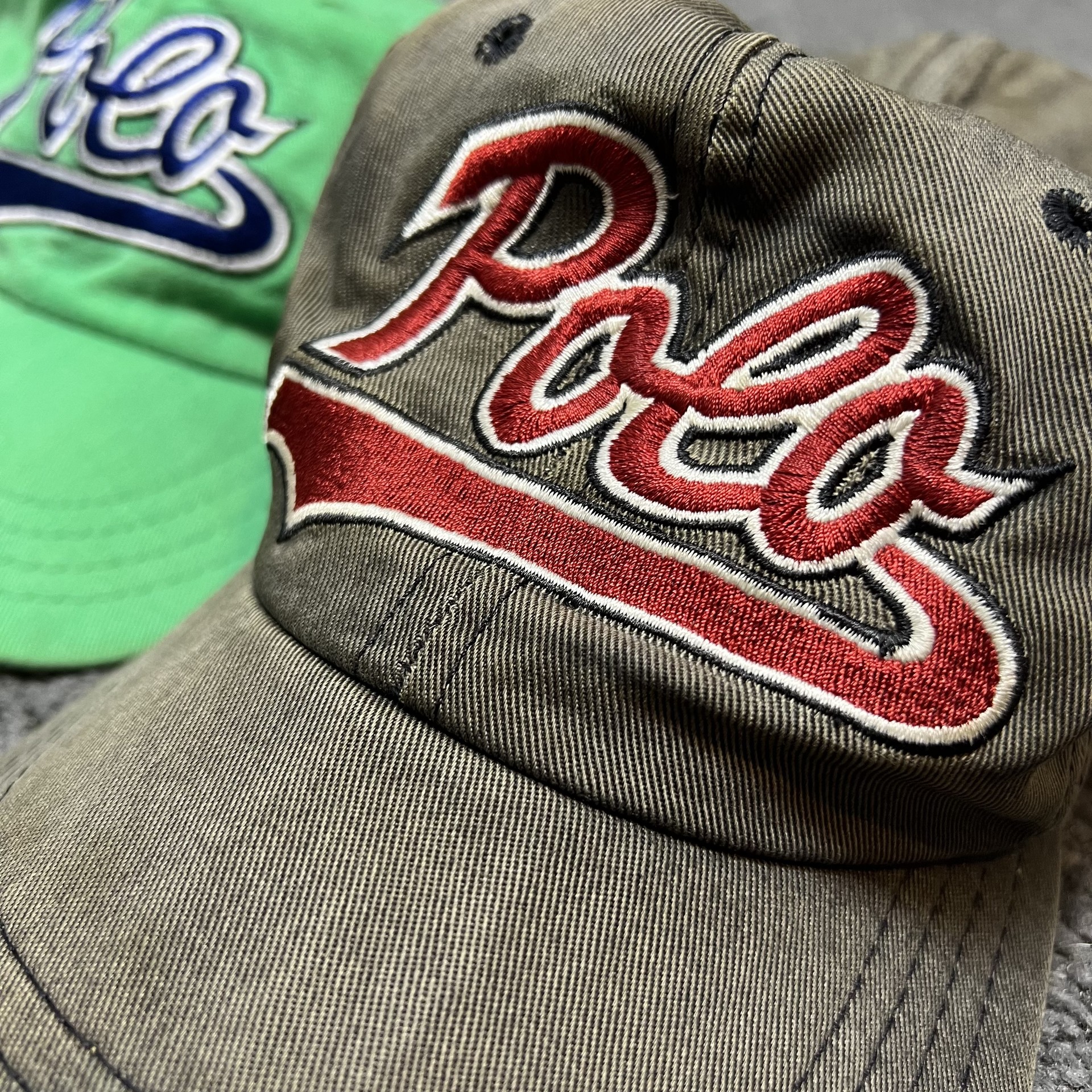 vintage polo spell out fade cap -us made- : soberseoul