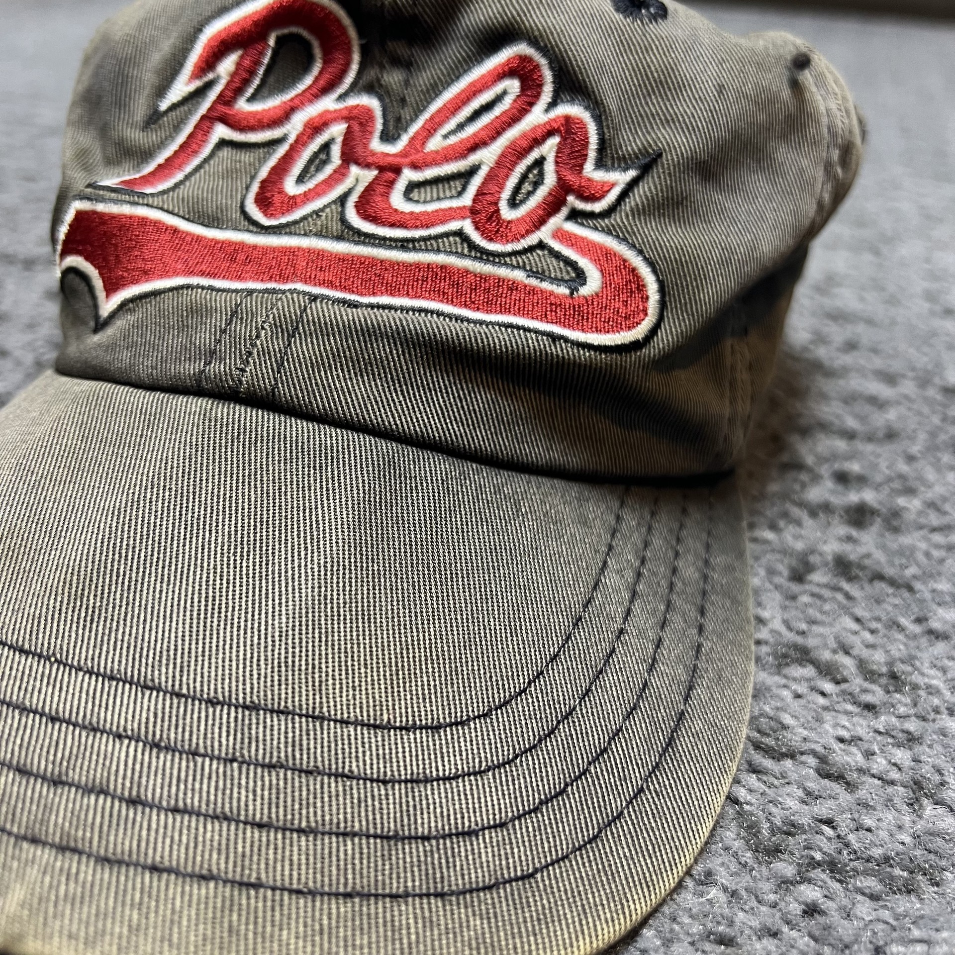 vintage polo spell out fade cap -us made- : soberseoul
