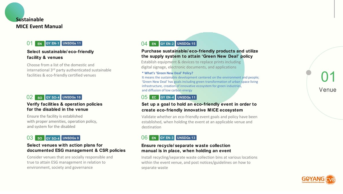 [MICE Issues & Trends] "Manual for holding sustainable MICE events from ...
