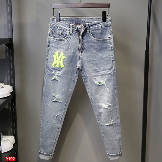 Y192_자수데님팬츠 : 엄사장몰