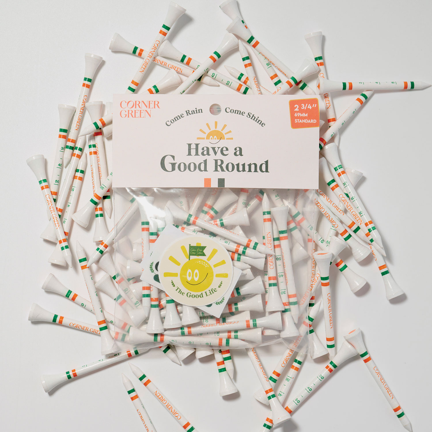 SMILE GOLF TEE 25pcs SET