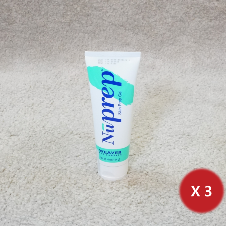 [ABR 스크럽 젤] Nuprep Skin Preparation Gel (3개입) : 사니벨몰