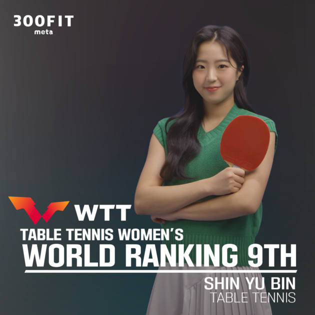 SHIN YUBIN Table tennis women's world ranking 9TH : 300FIT