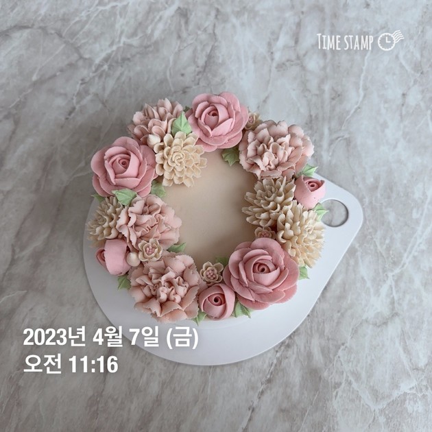 꽃,하나케이크3 : 한국케이크교육협회, KCEA아카데미