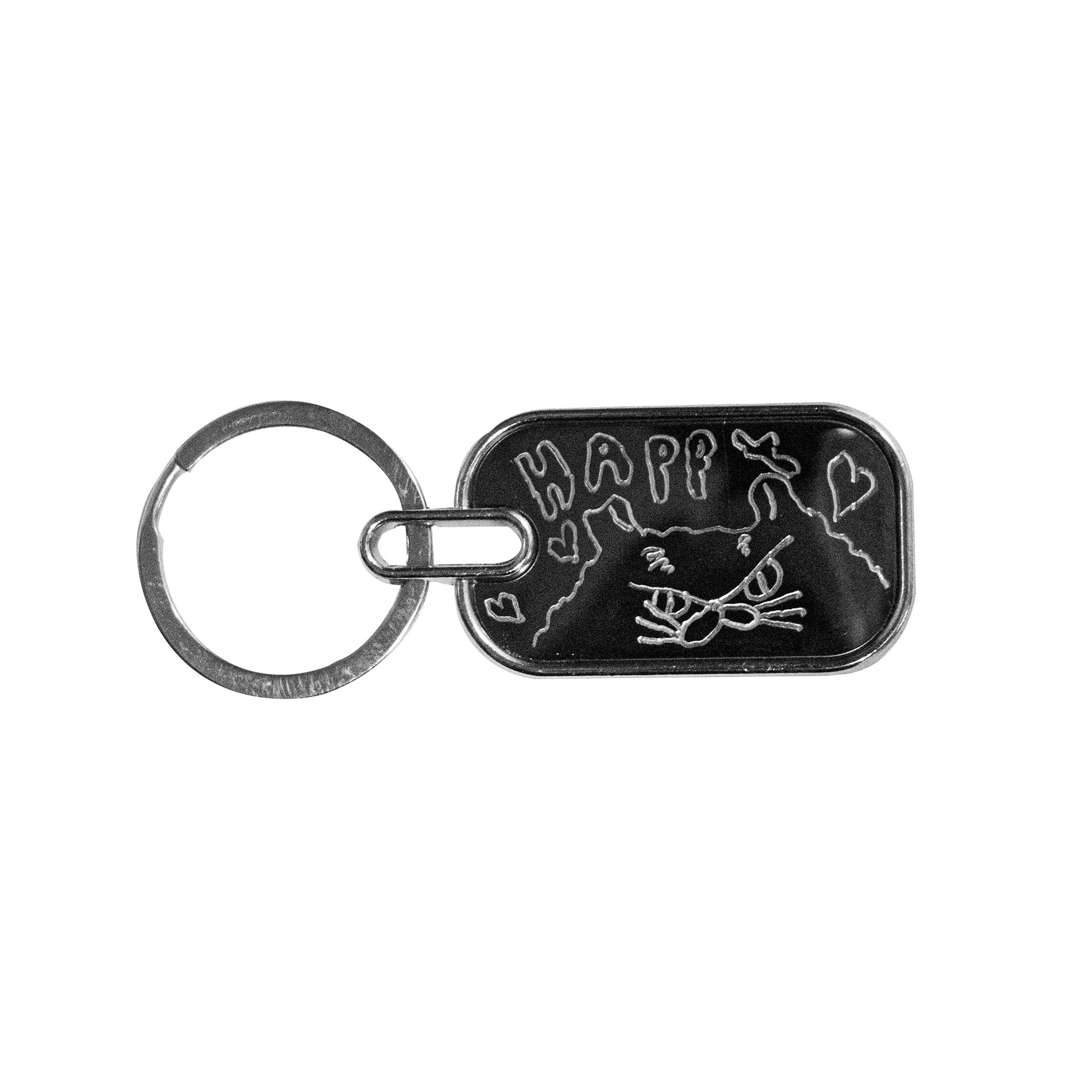 DOUBLE SIDE HANDY-PIECE SQUARE KEY RING : twostandard