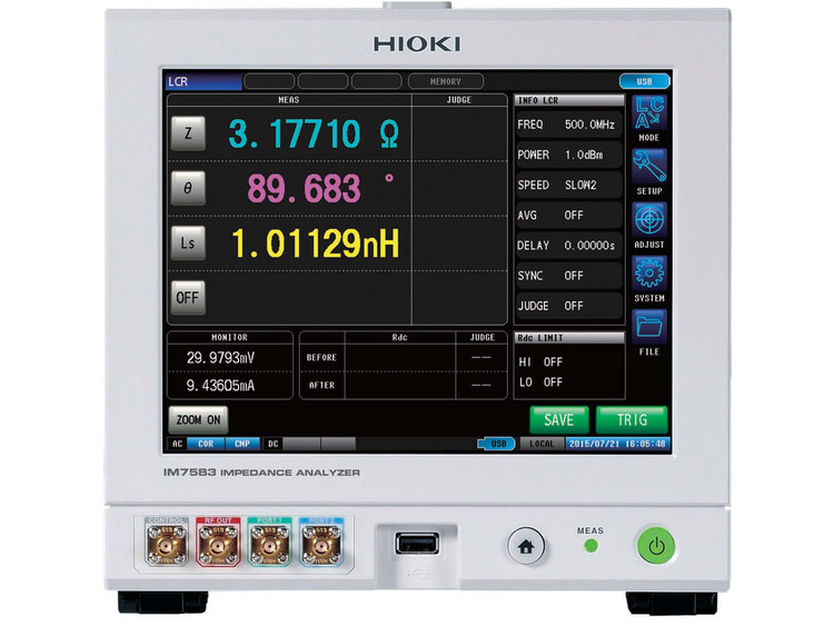 HIOKI 히오키 IM7583 임피던스 아날라이저