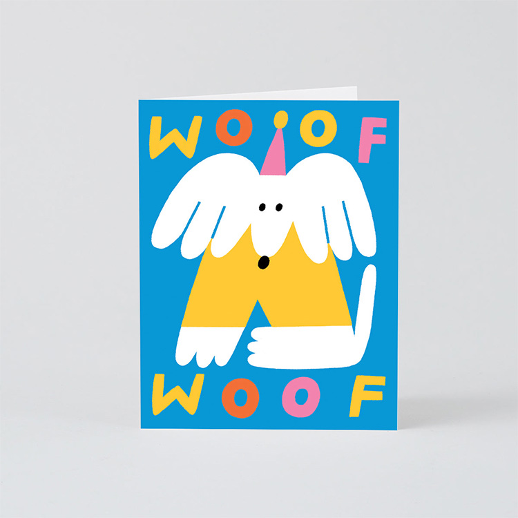 [ Wrap ] Woof Woof Dog_ Card : 블룹 bloop ㅣ 프리미엄 키즈 라이프스타일