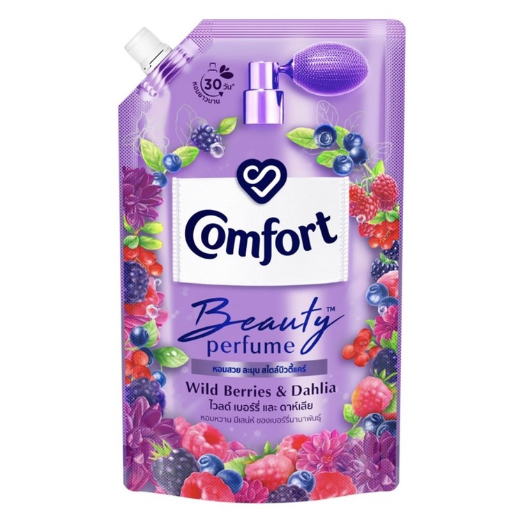 Comfort/คอมฟอร์ท บิวตี้ เพอร์ฟูม ผลิตภัณฑ์ปรับผ้านุ่ม กลิ่นไวลด์เบอร์รี่ 490ml : นิโกะ นิโกะ ...