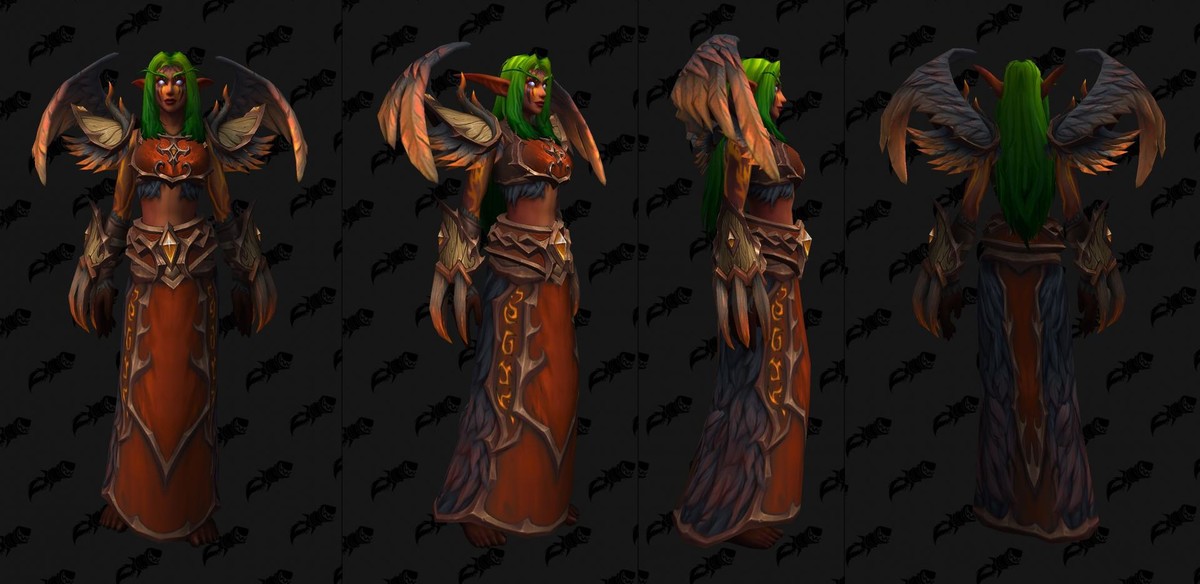 I made WoW's original box art more accurate to how night elfs look in ...