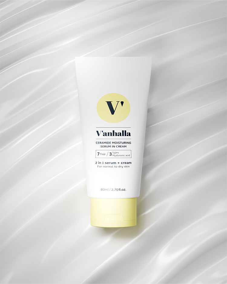 Ceramide moisturizing serum in cream : Vanhalla