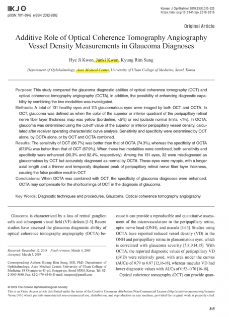 Additive Role of Optical Coherence Tomography Angiography Vessel ...