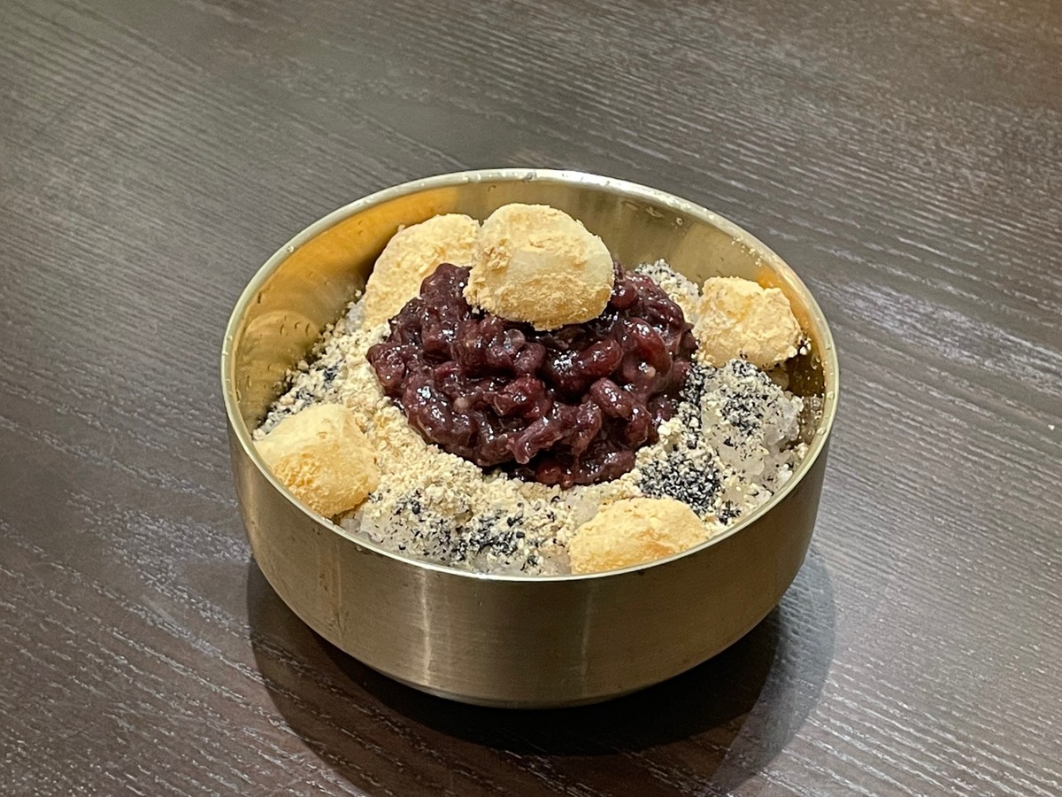 2023.07.19 스페셜 메뉴- 인절미 팥빙수 : 나로 일간 식단