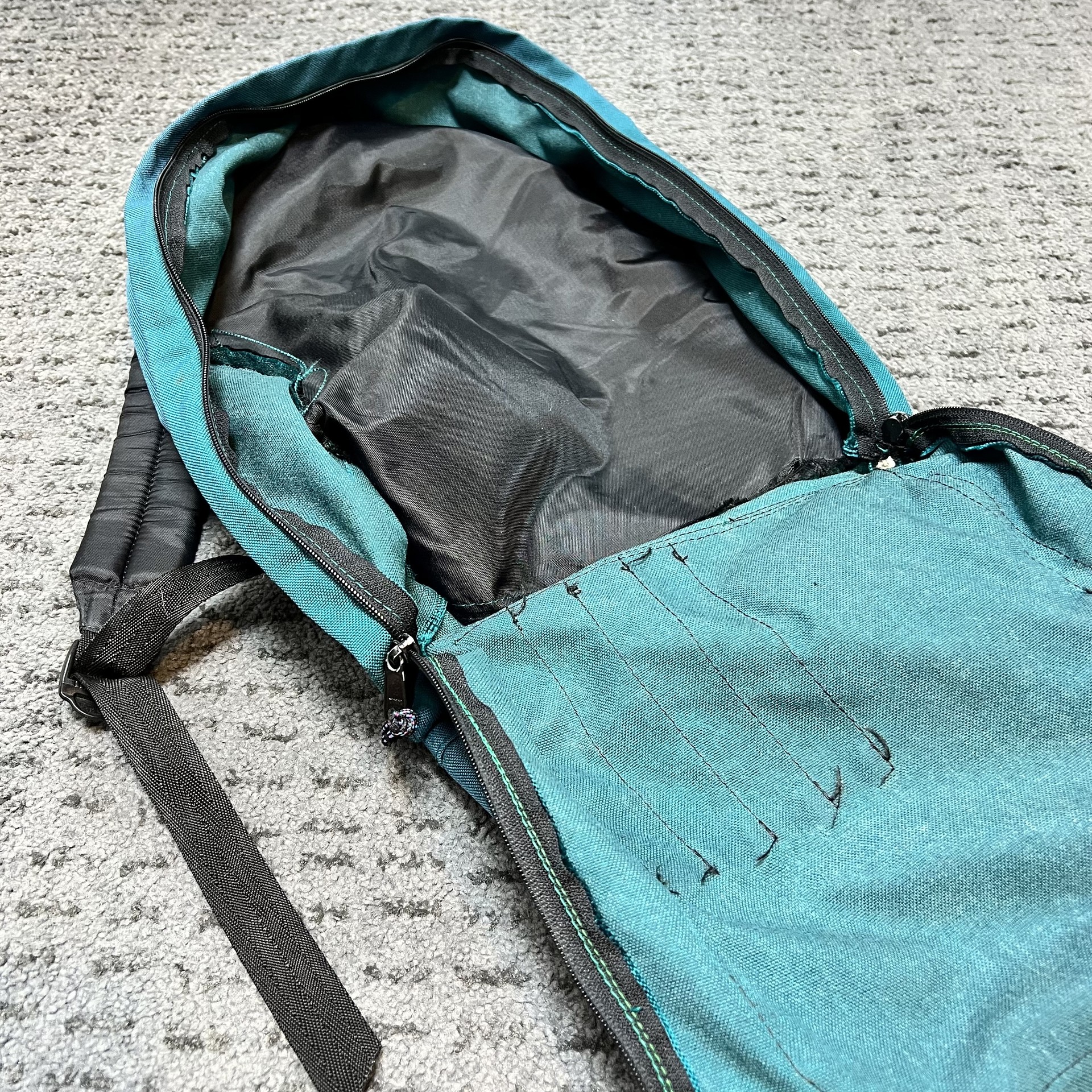 90s vintage eastpak double poket backpack : soberseoul