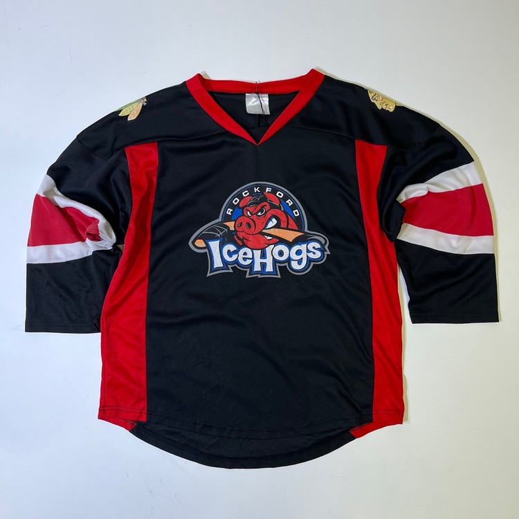 NHL IceHogs Hockey Jersey (XL/100-105) : OLDCOMPANY(올드컴퍼니)
