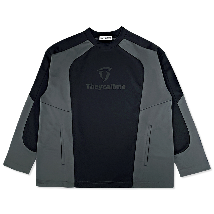 THEY CALL ME 004 - SPORTY JERSEY LONG SLEEVE black : THEY CALL ME 데이 콜 미